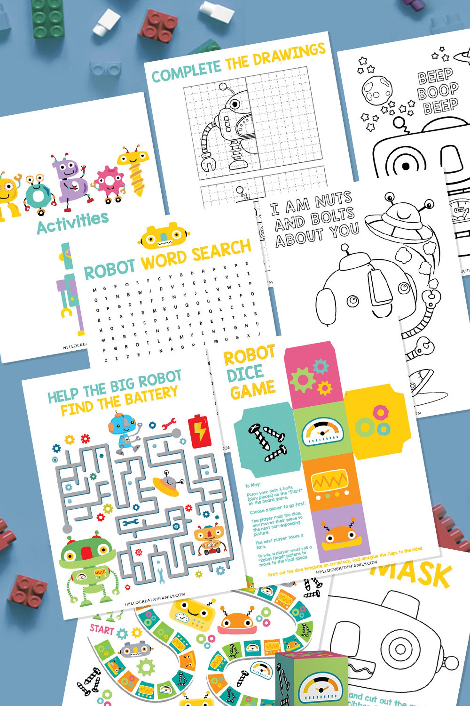 Robot Activities Printable | Kids Activities | Teacher Resources ...