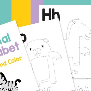 27 Page Animal Alphabet Printable | Kids Activities | Teaching ...