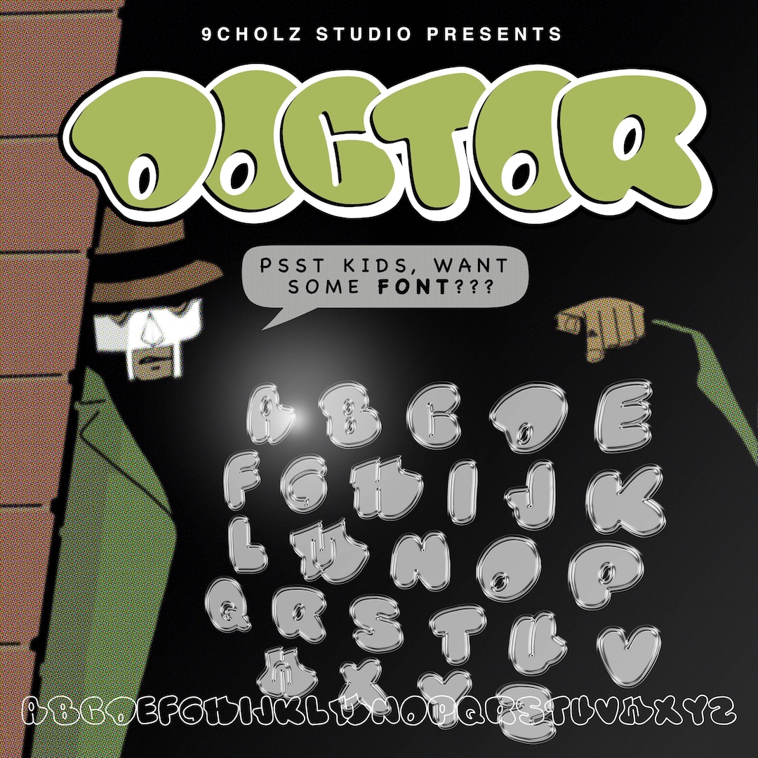 OG DOCTOR Font / Bubble Graffiti Hip Hop - Etsy