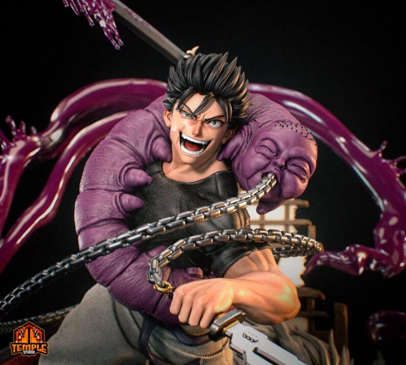 Toji Fushiguro | Jujutsu Kaisen Action Figure FAN ART - Etsy