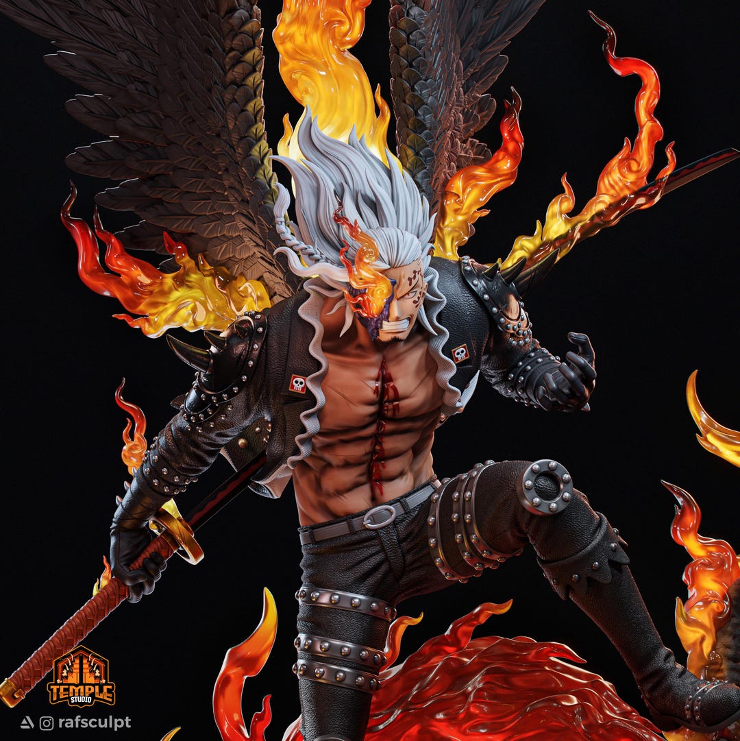 King | One Piece Action Figure FAN ART - Etsy