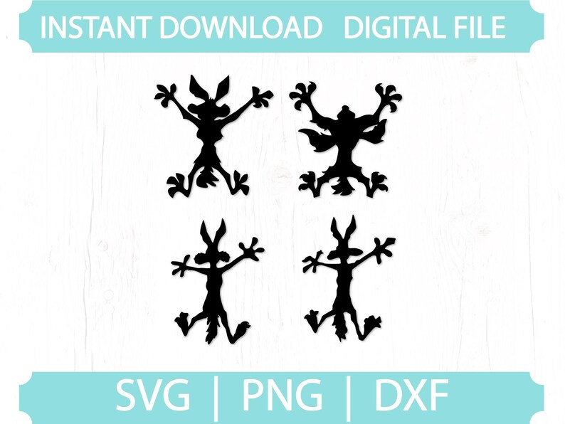 Coyote Splat Svg, Coyote Splat Png, Cut Files for Cricut and Silhouette ...