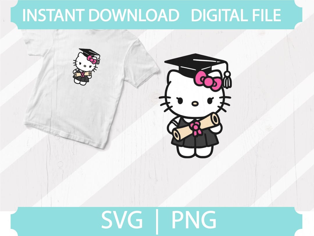 Girl Graduation Svg, Girl Grad Shirt Svg, Kawaii Girl Svg, Graduation ...