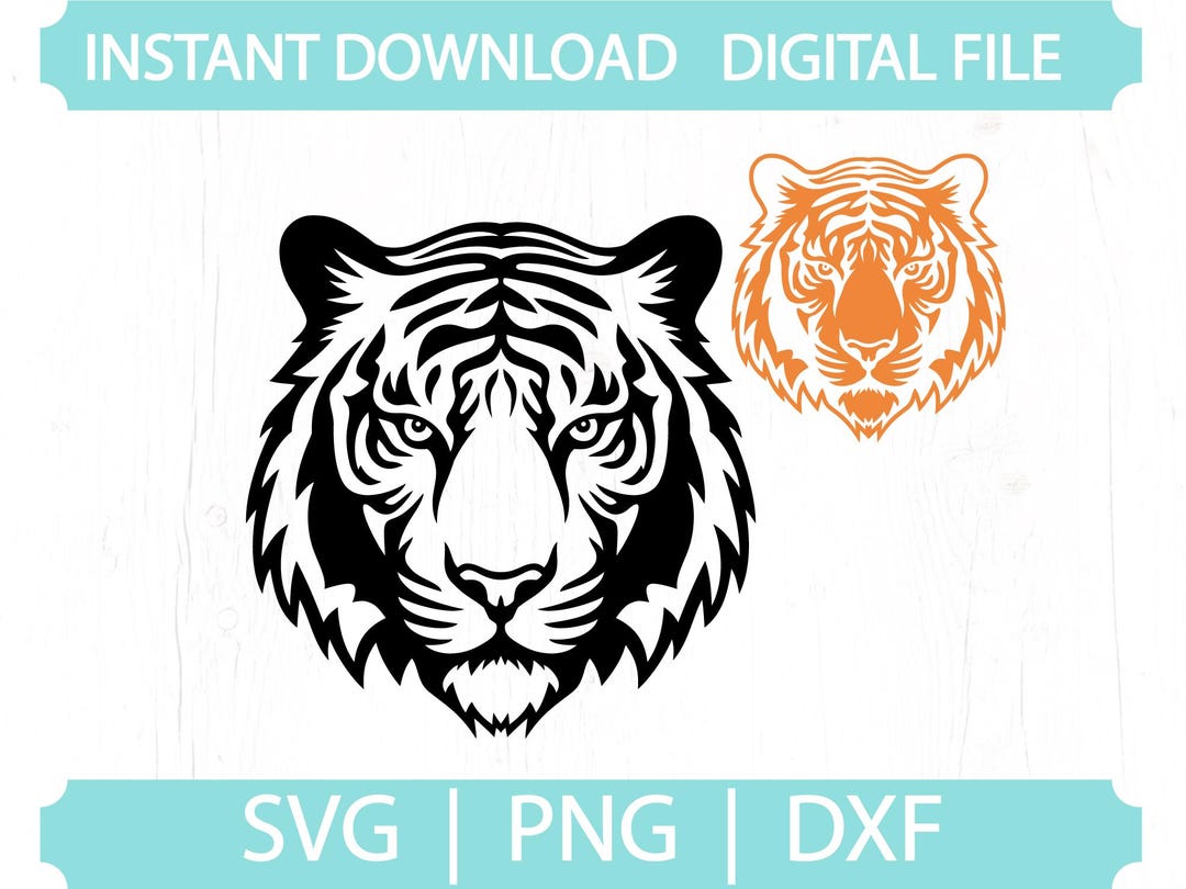 Tiger Head Svg, Tiger Pride Svg, Tigers Svg, Png, Cut Files for Cricut ...