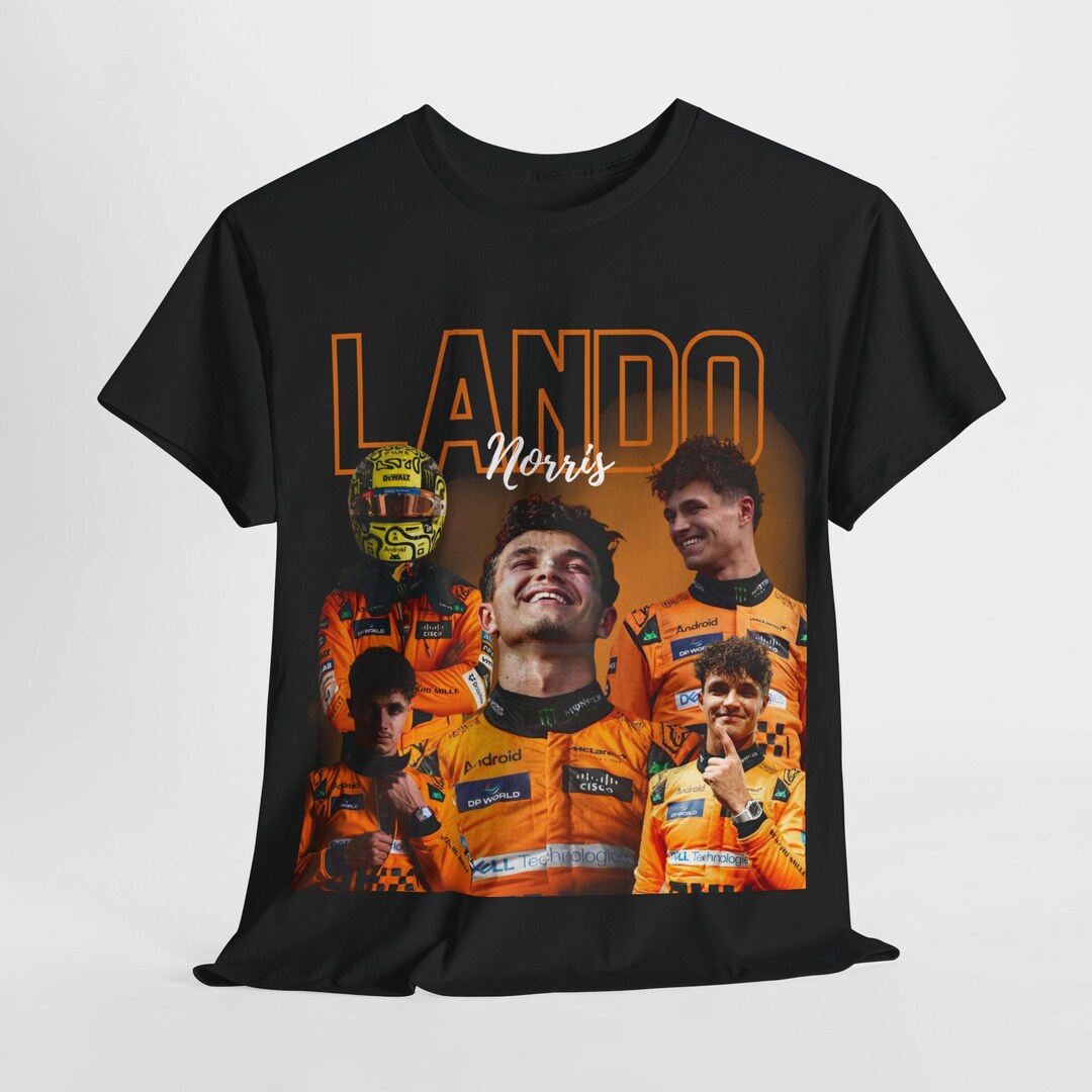Lando Norris Mclaren F1 T-shirt |vintage T-shirt| Formula 1 Racing ...