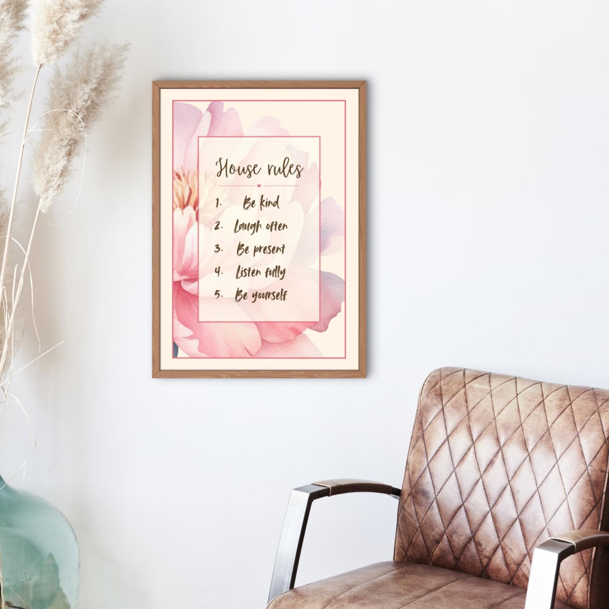 Personalized House Rules Poster Template, Home Rules Print Printable ...
