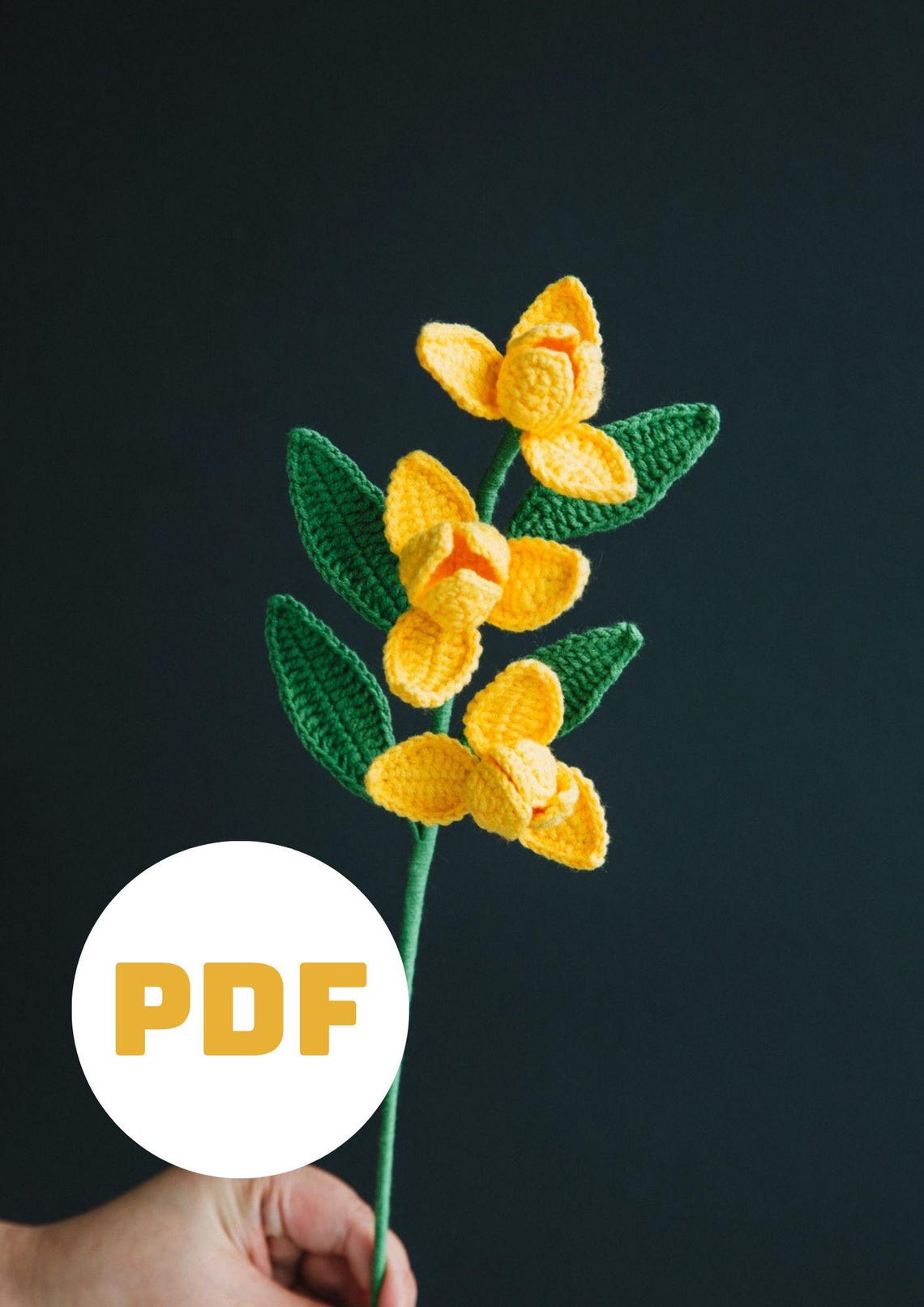 Rumdul Flower PDF Crochet Pattern - PDF Digital Download, Flower ...