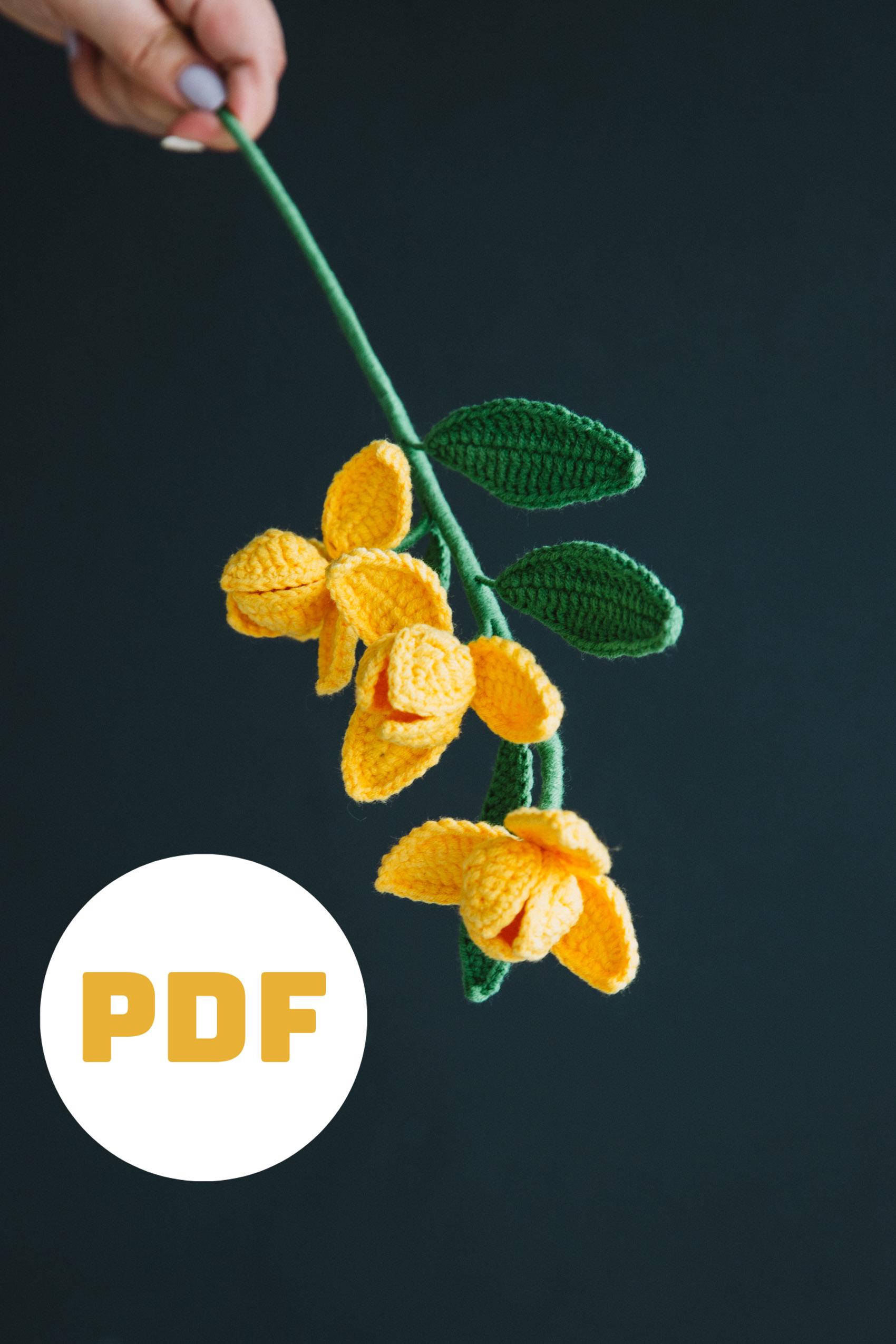 Rumdul Flower PDF Crochet Pattern - PDF Digital Download, Flower ...