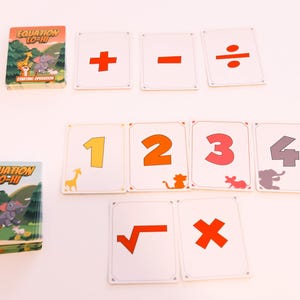 Equation Hi-lo Board Game - Etsy