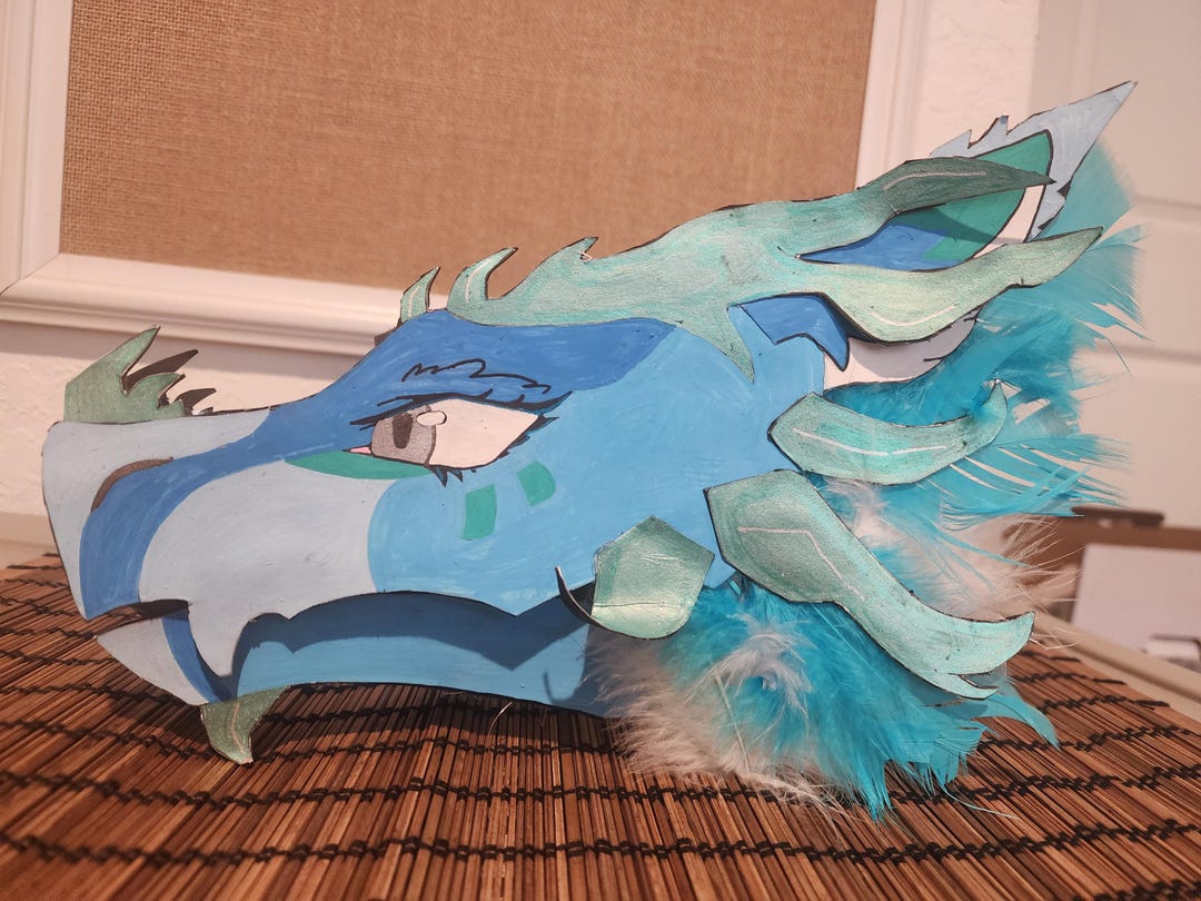 Blue Dragon Puppet - Etsy