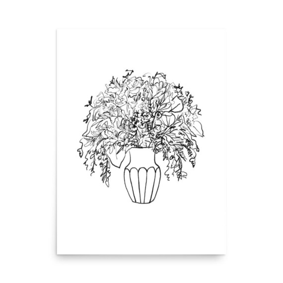 Unique Flower Drawings