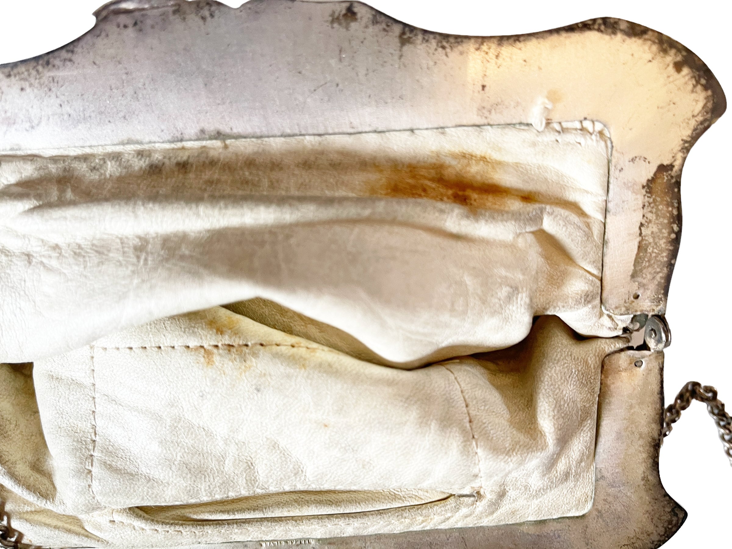 Antique German Silver Victorian Monogrammed Mesh Chain Purse Silver ...