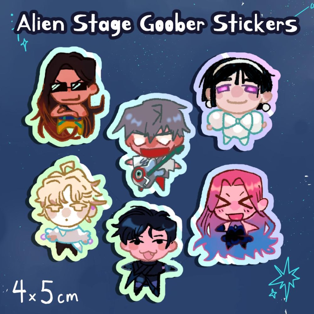 Alien Stage Goober Stickers | ALNST - Etsy