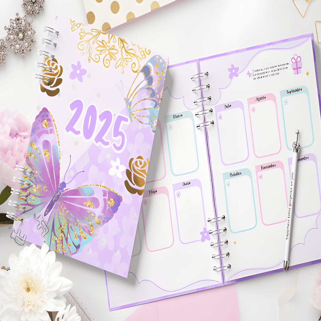 Printable Planner 2025, 2025 Planner Template, Digital Planner Template ...