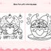 Gnome in Love Coloring Page - Adorable Valentine’s Day Printable | Fun ...