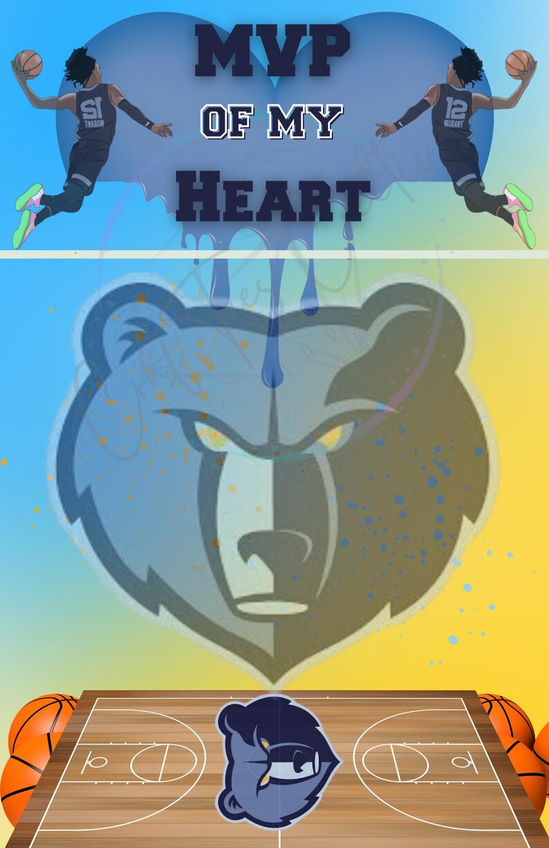Basketball Themed Jumbo Valentine Card. You Can Change the Colors and ...