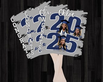 Editable Grad Fan, Edit in Canva - Etsy
