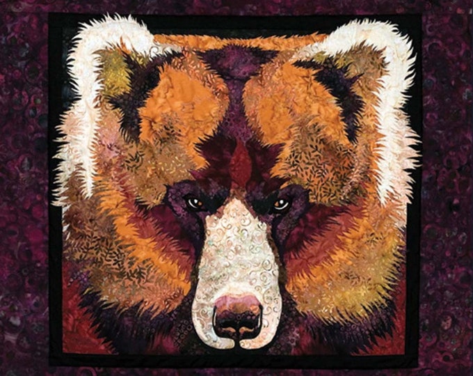 Autumn Eyes Bear Toni Whitney Fusible Applique Quilt Pattern - Etsy
