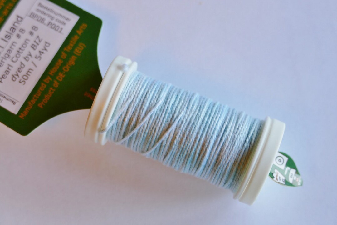 Hand Painted Pearl Cotton #8 Painters Threads Tentakulum Germany ...