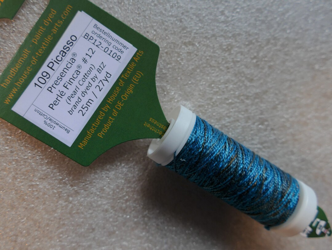 Hand Painted Pearl Cotton 12 Painters Threads Tentakulum Germany ...