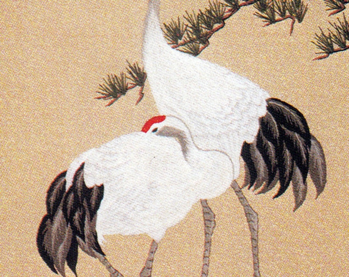 Tokyo Bunka Shishu 253 Two Cranes Japanese Punch Embroidery Kit - Etsy