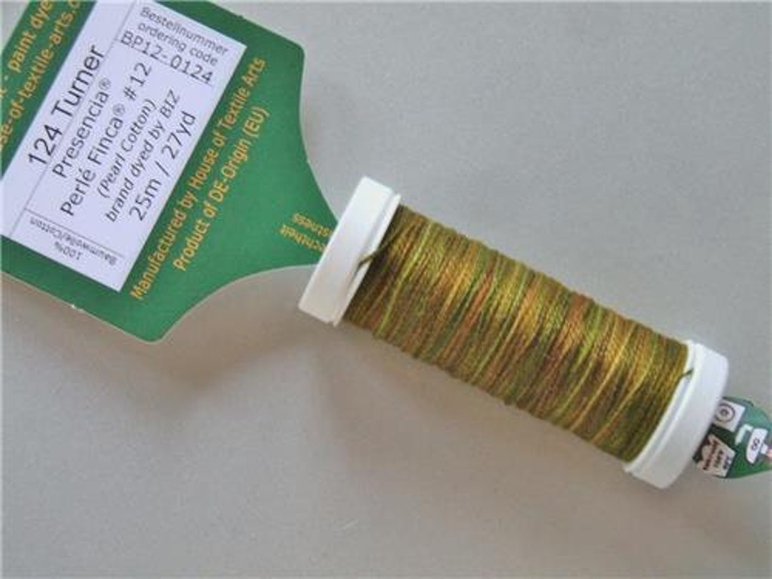 Hand Painted Pearl Cotton #12 Painters Threads Tentakulum Germany ...