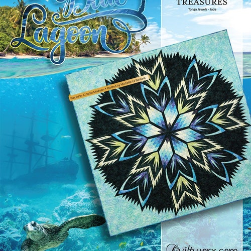 Blue Lagoon Foundation Paper Piece Judy Niemeyer Quilt Pattern - Etsy
