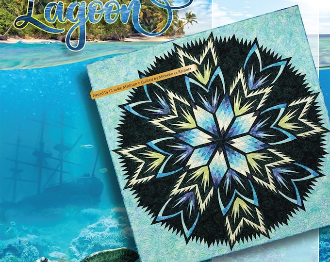 Blue Lagoon Foundation Paper Piece Judy Niemeyer Quilt Pattern - Etsy