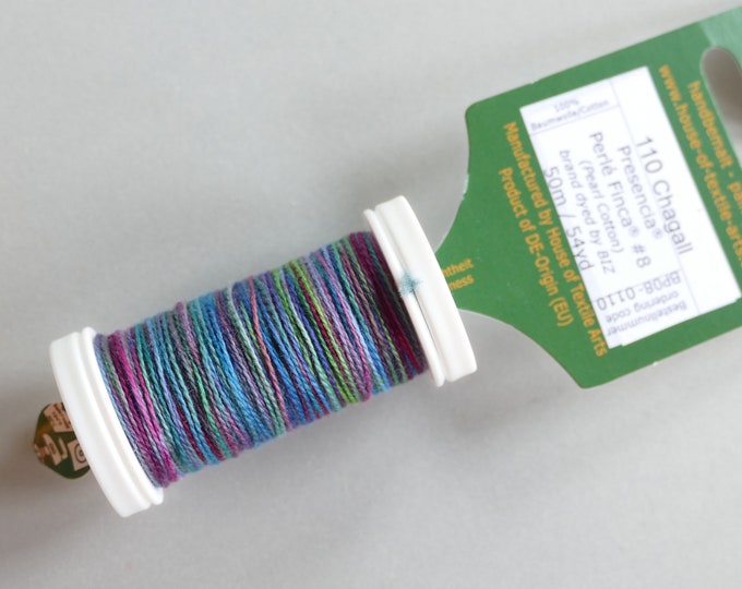 Hand Painted Pearl Cotton 8 Painters Threads Tentakulum Germany Chagall ...