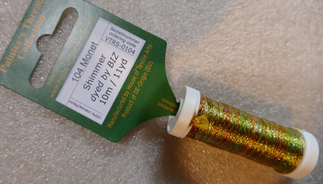 Claudem Ribbon Floss Shimmer Painters Threads Tentakulum Embellishment ...