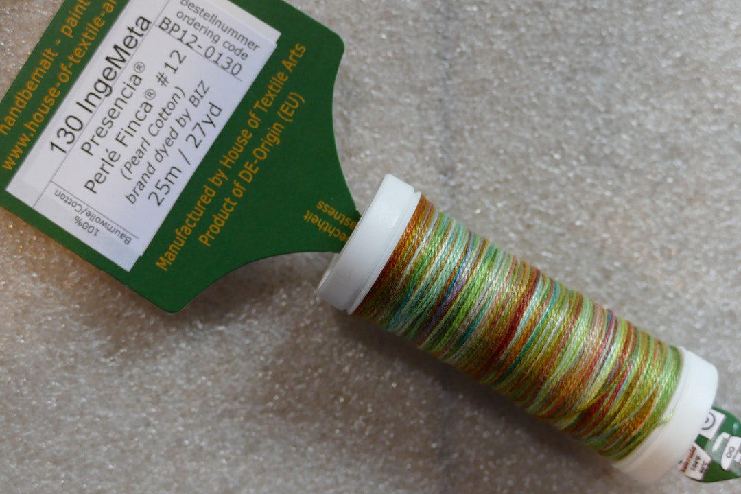 Hand Painted Pearl Cotton 12 Painters Threads Tentakulum Germany ...