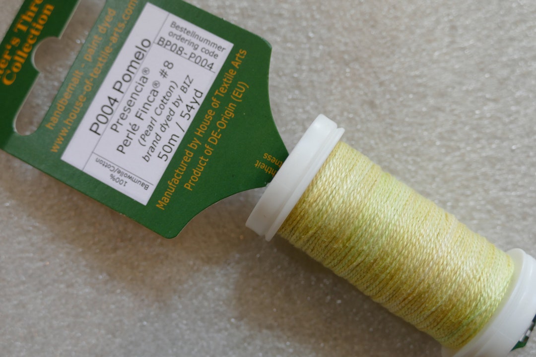 Hand Painted Pearl Cotton 8 Painters Threads Tentakulum Germany Pomelo ...