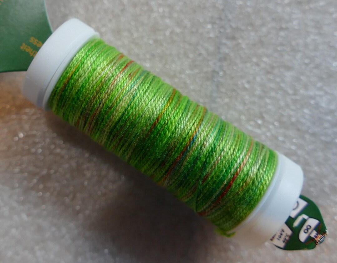 Hand Painted Pearl Cotton #12 Painters Threads Tentakulum Germany ...