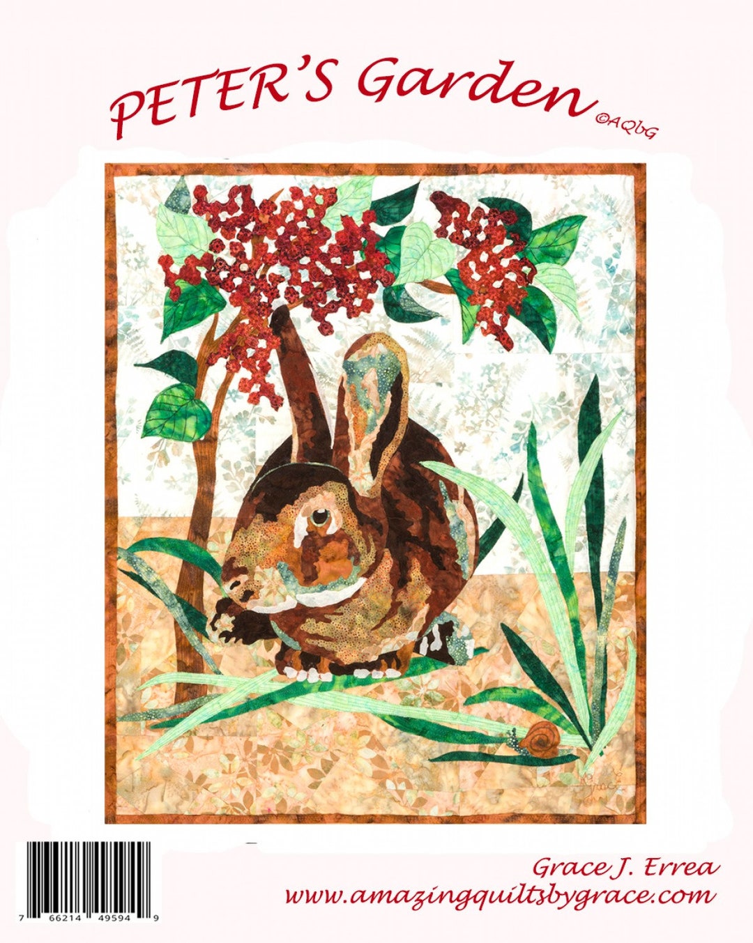 Peter's Garden Rabbit Applique Amazing Quilts by Grace Pattern - Etsy
