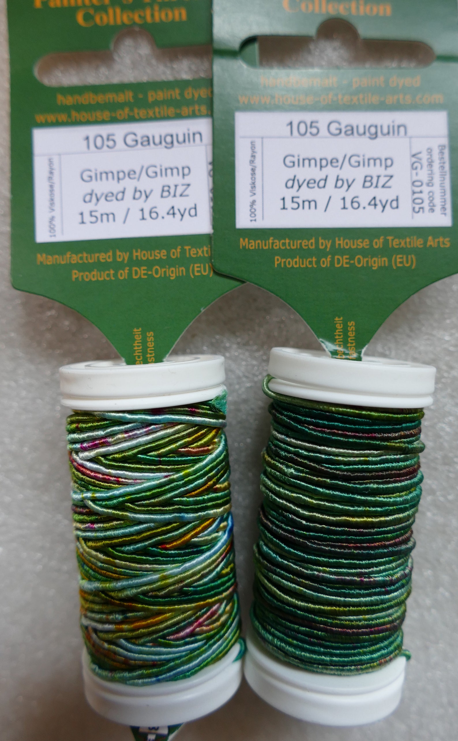 Painters Rayon Gimp Gimpe Gauguin 105 Thread Cord Tentakulum ...