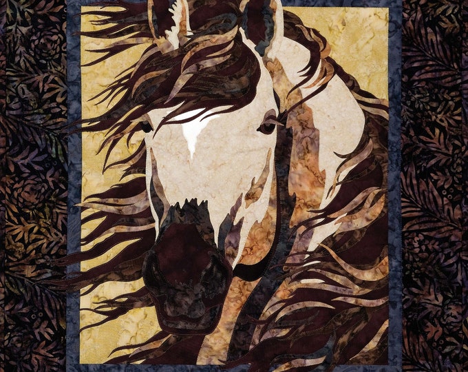 Spring Storm Toni Whitney Horse Fusible Applique Quilt Pattern - Etsy