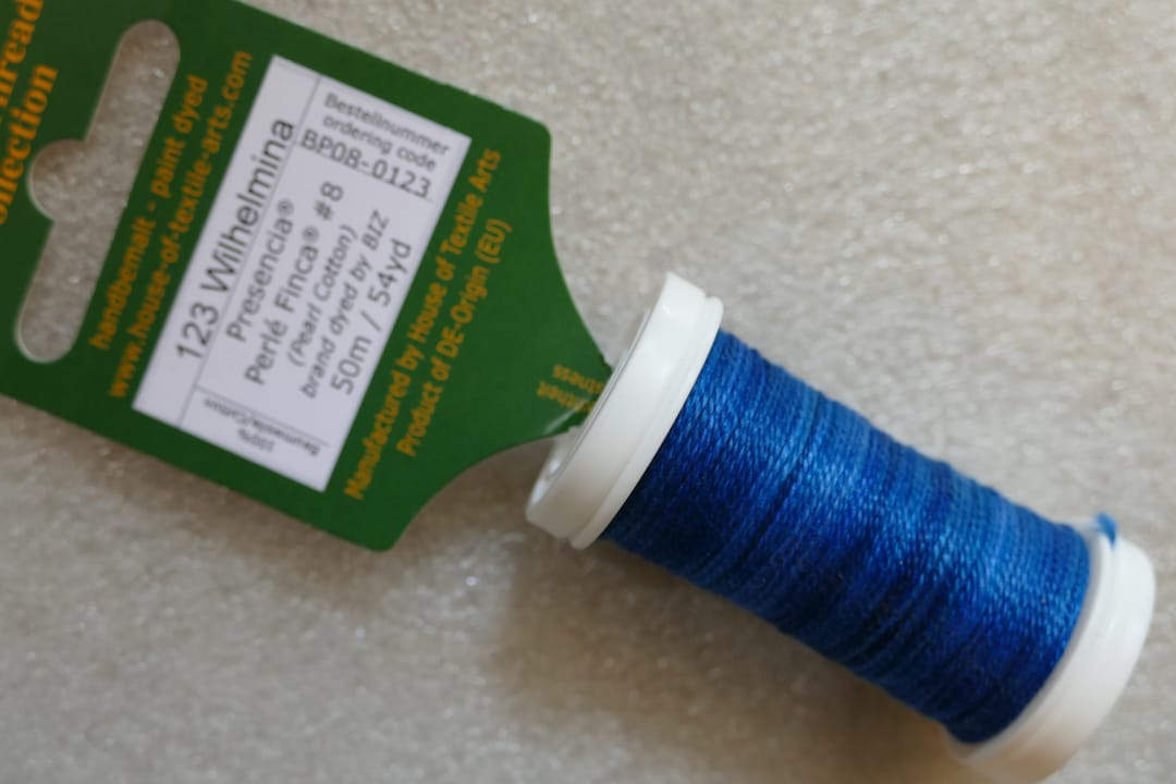 Hand Painted Pearl Cotton #8 Painters Threads Tentakulum Germany ...