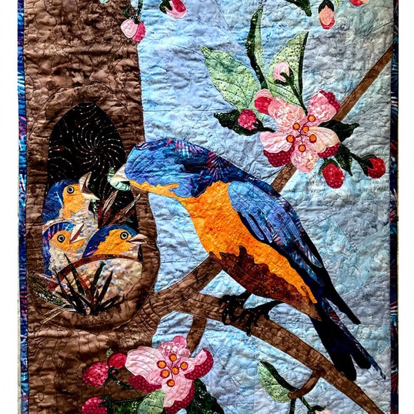 Bird Applique Pattern - Etsy