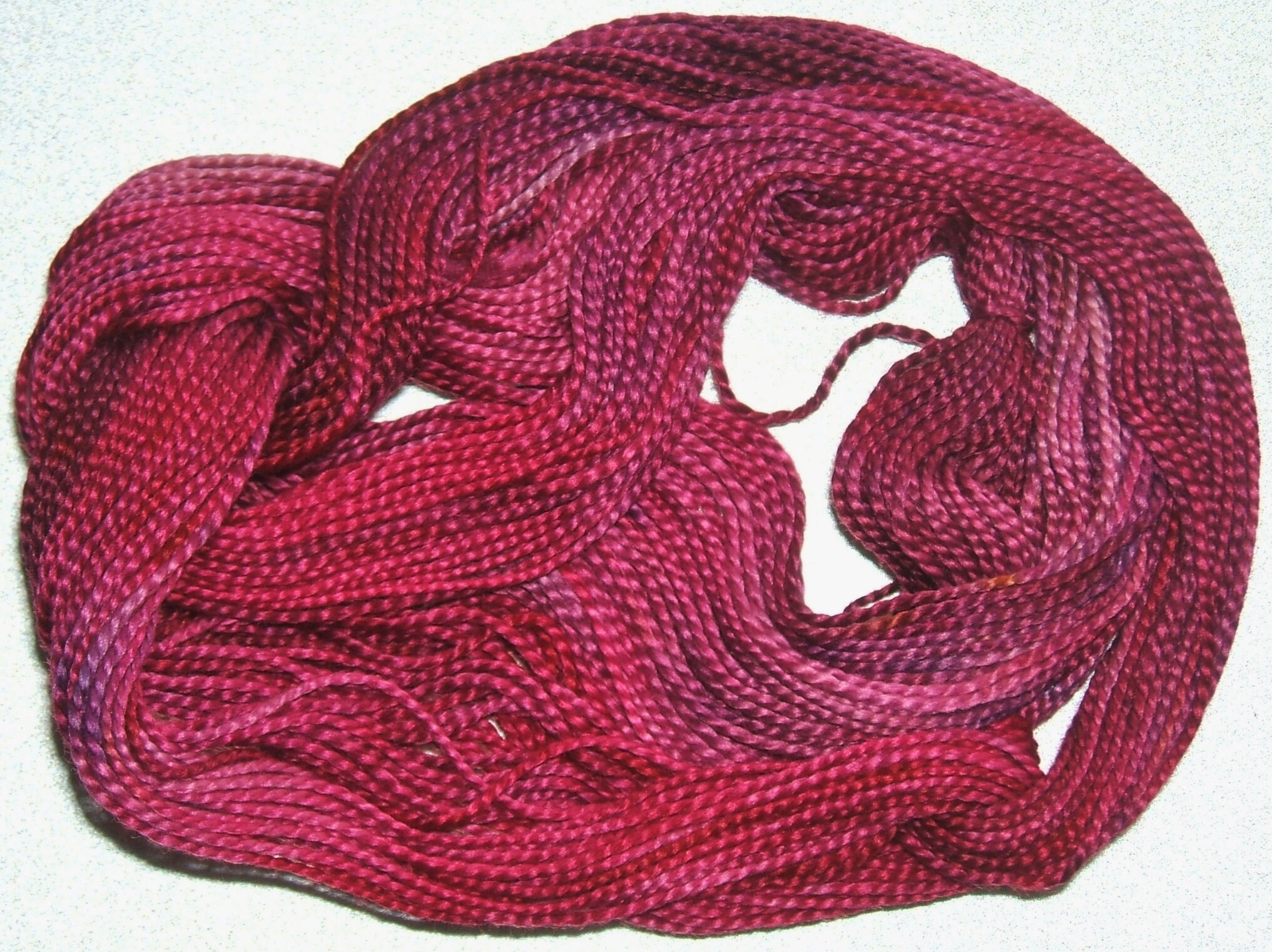 Hand Painted Pearl Cotton 8 Painters Threads Tentakulum - Etsy