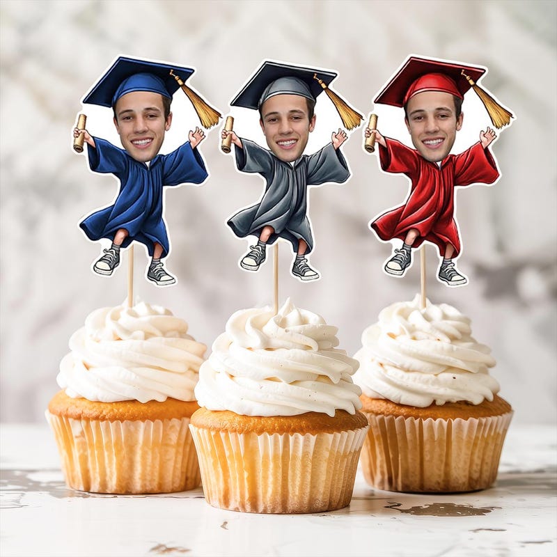 Graduation Cupcake Topper - Etsy