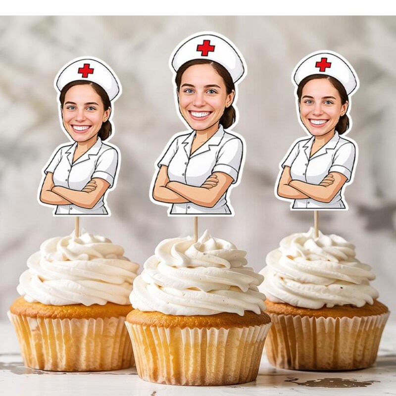 Nurse Cupcake Topper - Etsy