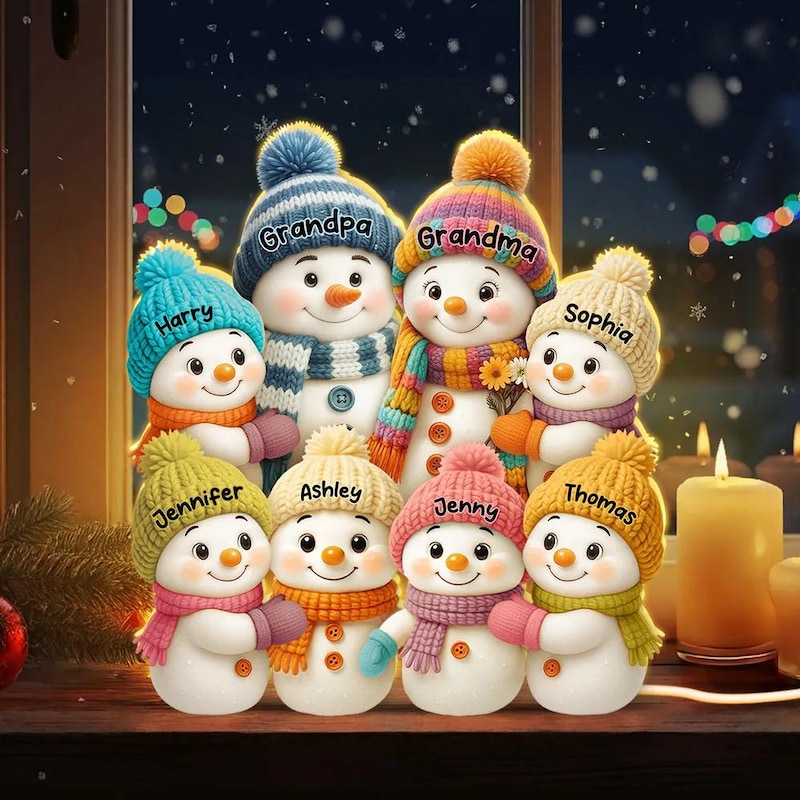 Family Night Light Box - Etsy