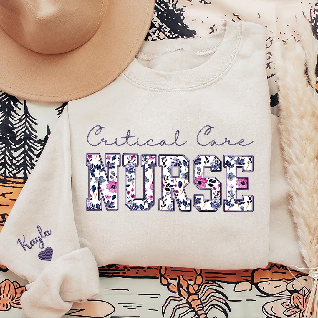 CCU Nurse Sweatshirt, Gift for Critical Care Nurse, Icu Rn Sweater, CCU ...