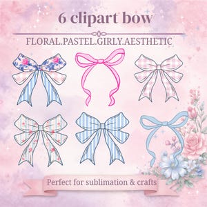 Preppy Floral Alphabet PNG, Coquette Bow Letters, Grandmillennial ABC ...