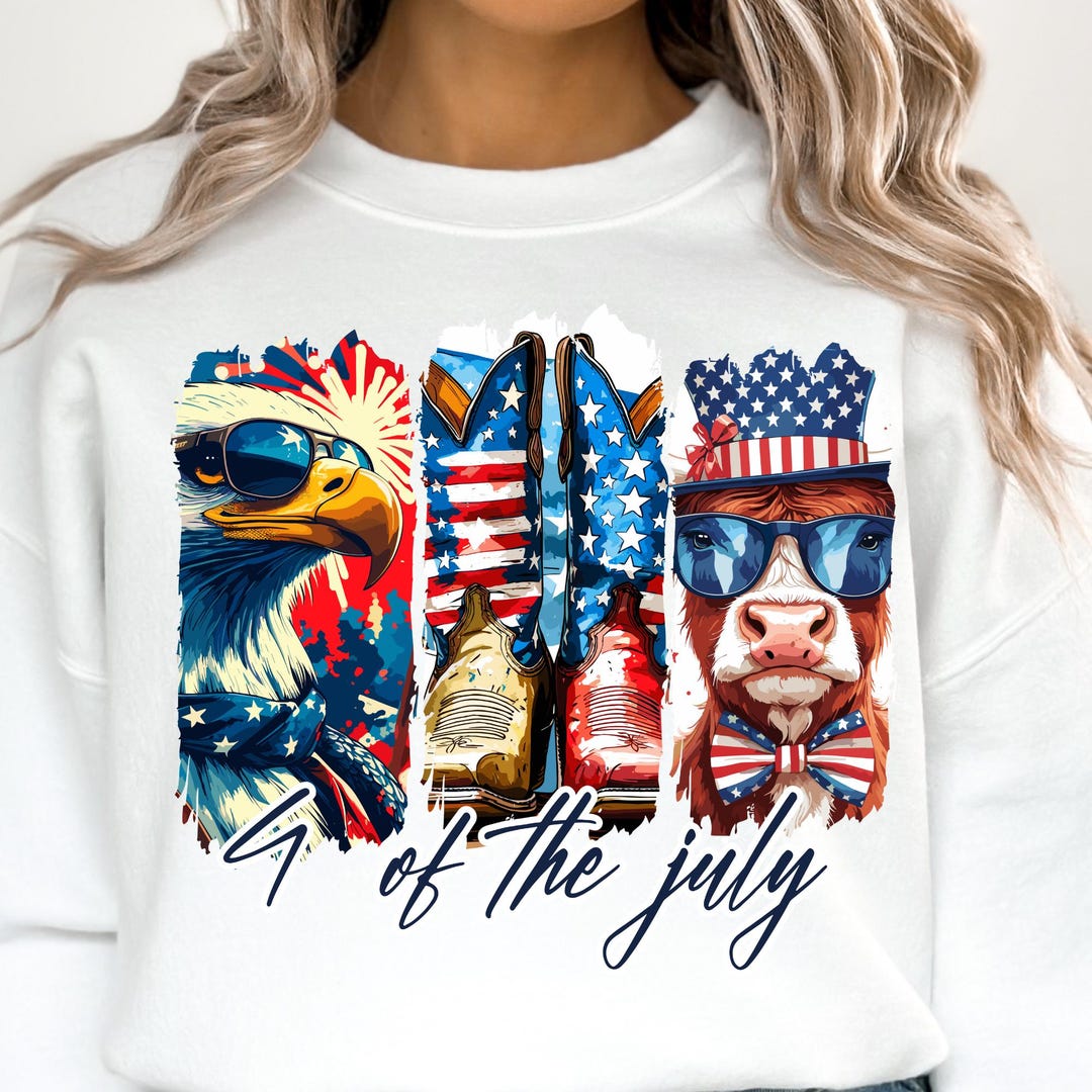 Cowgirl 4th of July Western Png, America Western Png, 4th of July Png ...