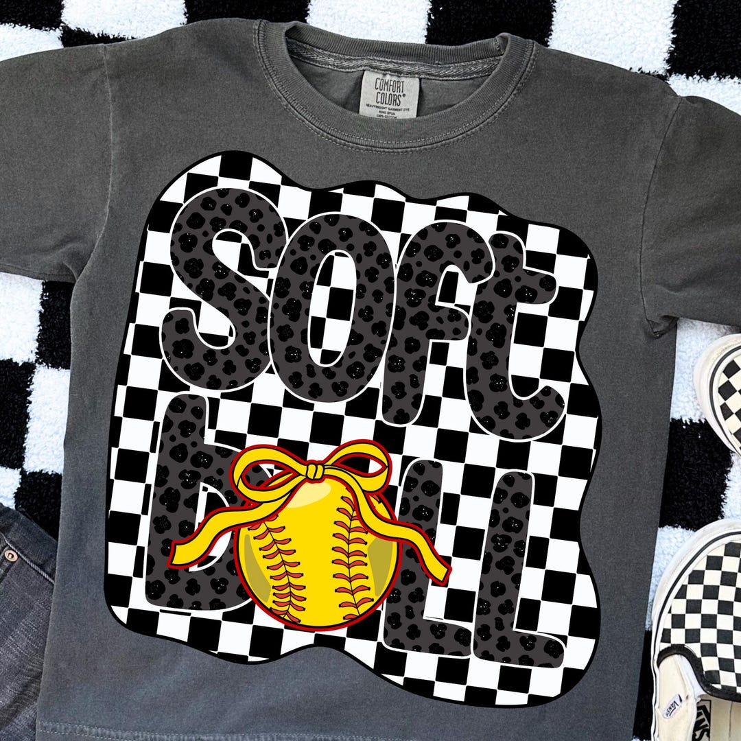 Checkerboard Softball Goal (png), Softball Goal (png) for Sublimation ...