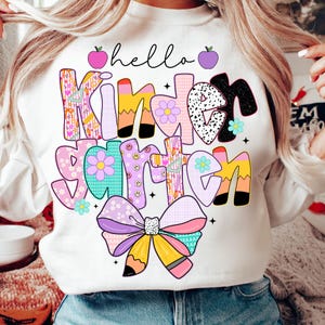 Retro Preppy Alphabet PNG – Floral Grandmillennial Teacher Font – Hand ...
