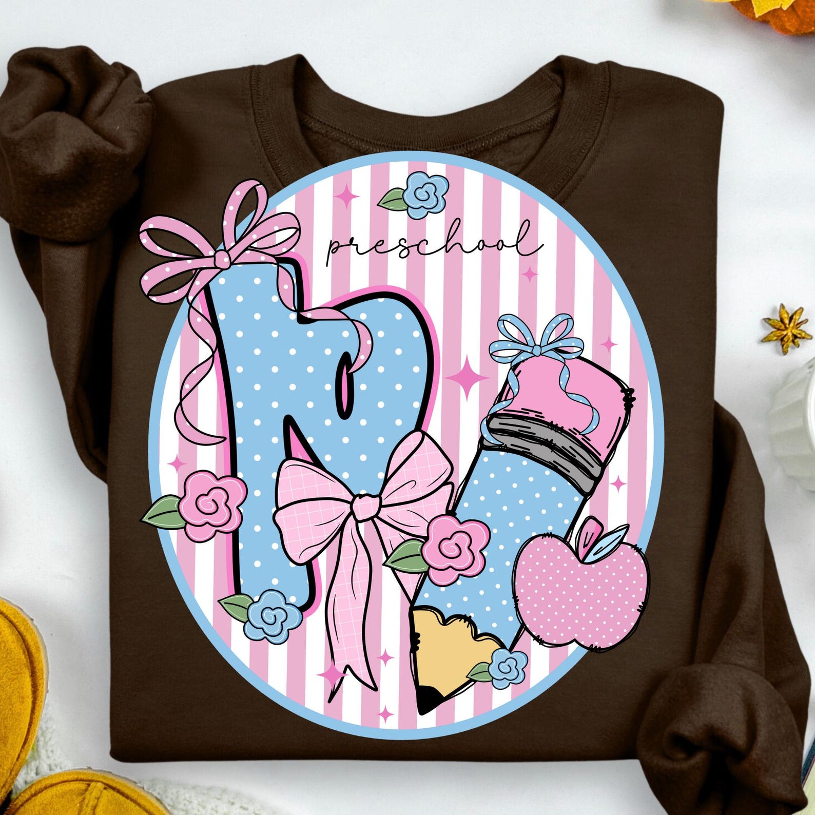 Floral Alphabet PNG: Retro Preppy Hand-drawn Letters (digital Download ...