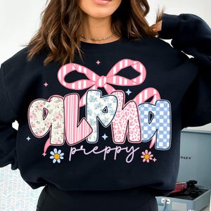 Preppy Floral Alphabet PNG | Retro Grandmillennial Font, Vintage ...