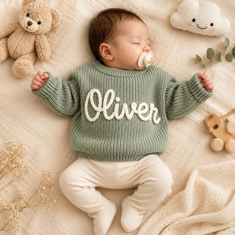 Knit Baby Sweaters Handmade - Etsy